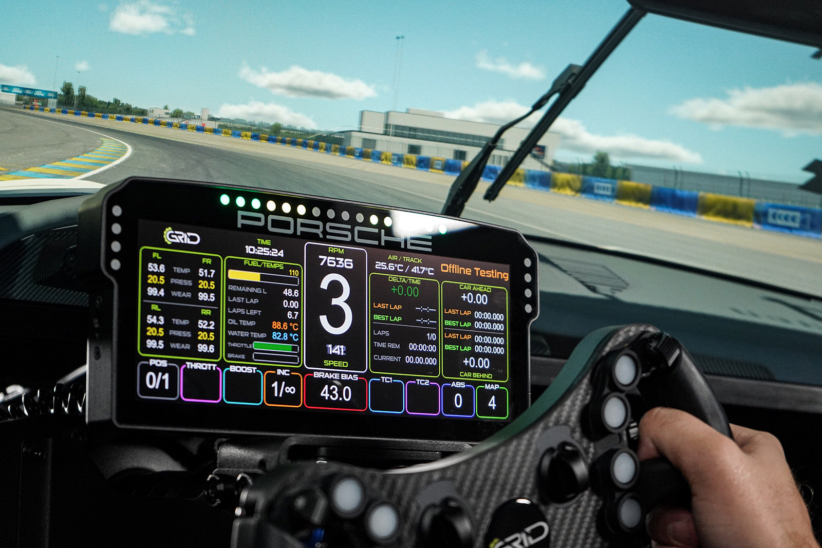 Porsche 911 GT3 Cup Dashboard Display Unit – Sim-Lab US