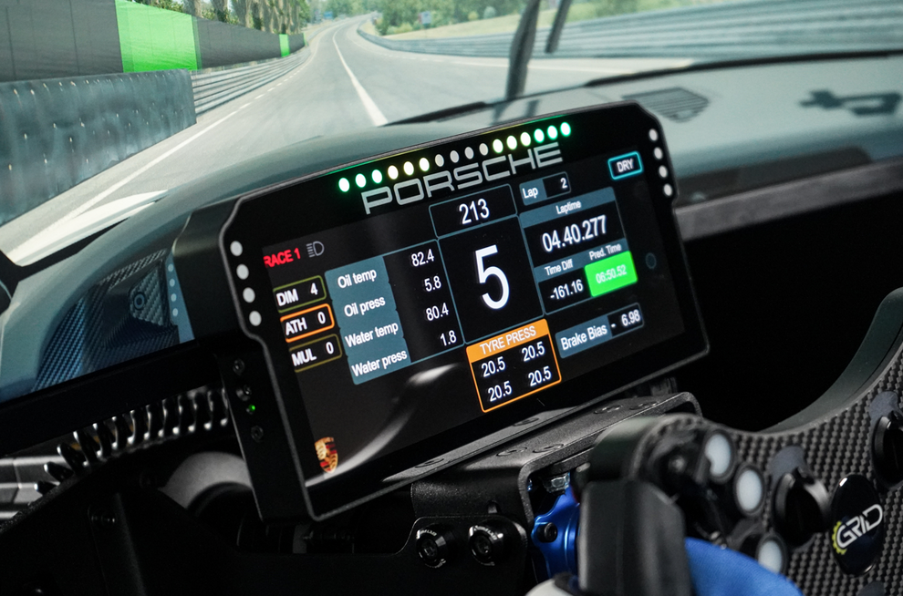 Porsche 911 GT3 Cup Dashboard Display Unit – Sim-Lab US